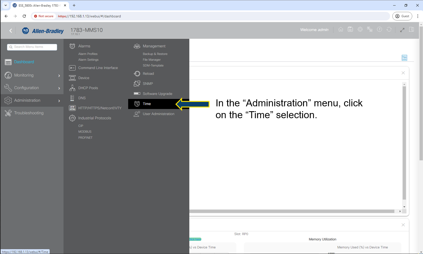 Stratix 5800 - Configuration of End to End Transparent per port.