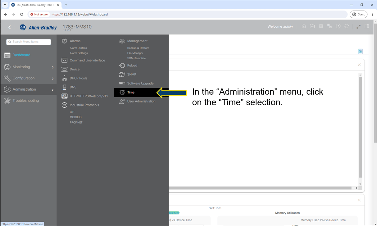 Stratix 5800 - Configuration of End to End Transparent per port.