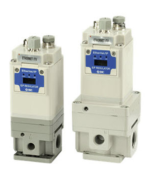 Can I control pneumatic pressure using Ethernet IP?